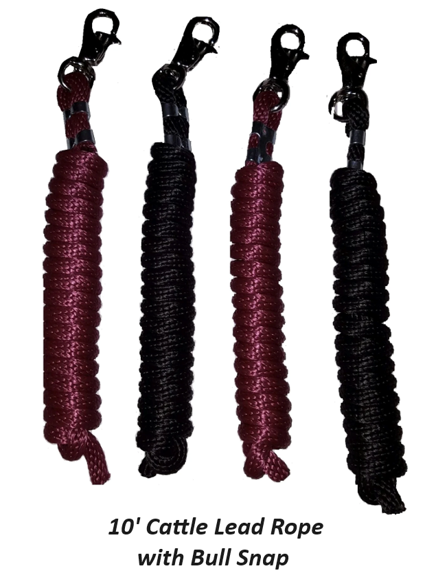 The 10' Cattle Lead Rope with Bull Snap – The Crothers Way